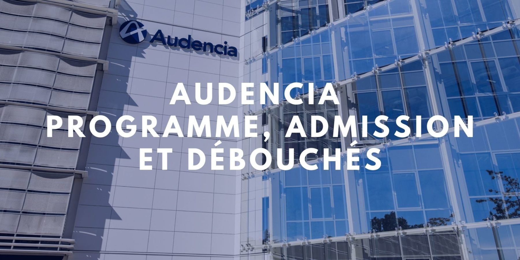 Audencia : programmes, atouts et débouchés… - Thotis