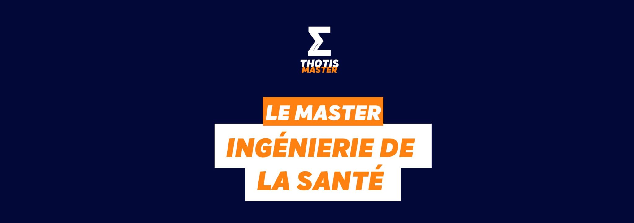 Le Master Ingénierie de la santé : spécialisations, débouchés… - Thotis