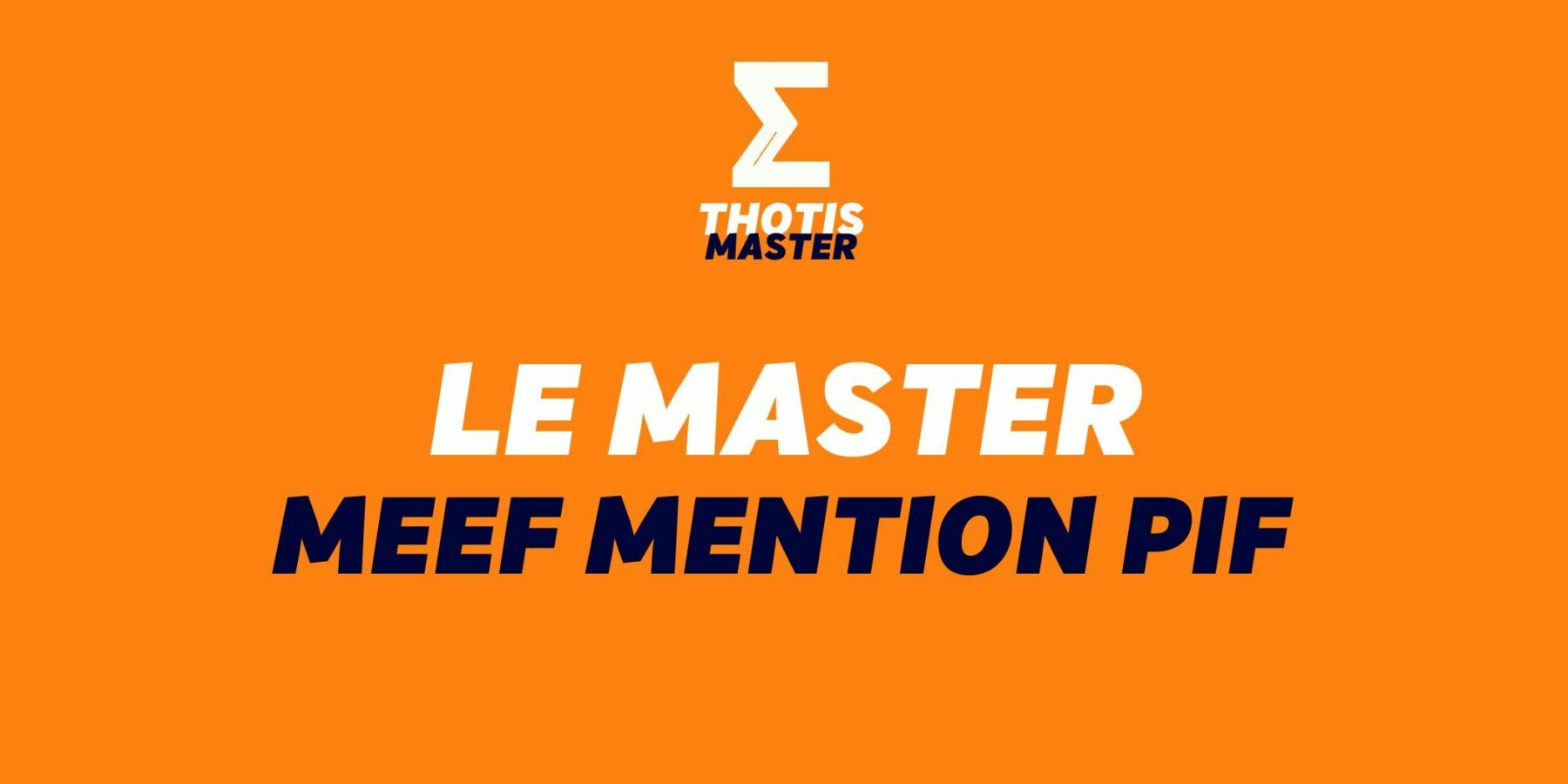 Le Master MEEF mention PIF : spécialisations, débouchés… - Thotis