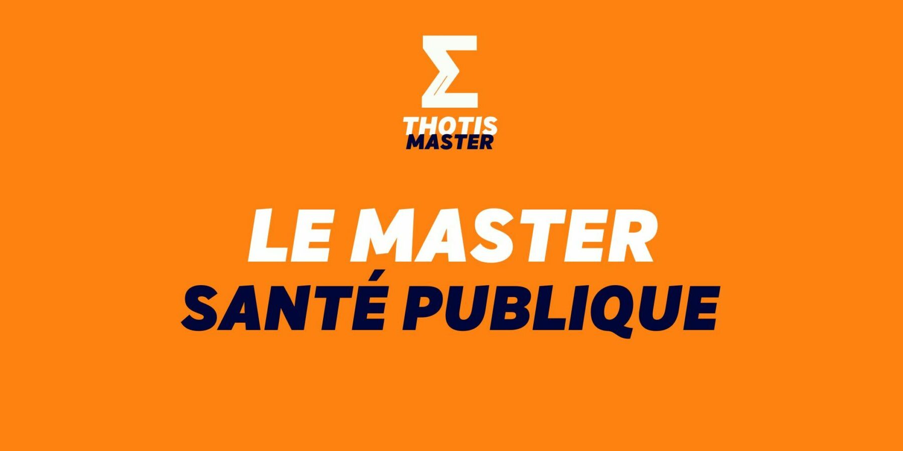 Le Master Santé publique : spécialisations et débouchés… - Thotis