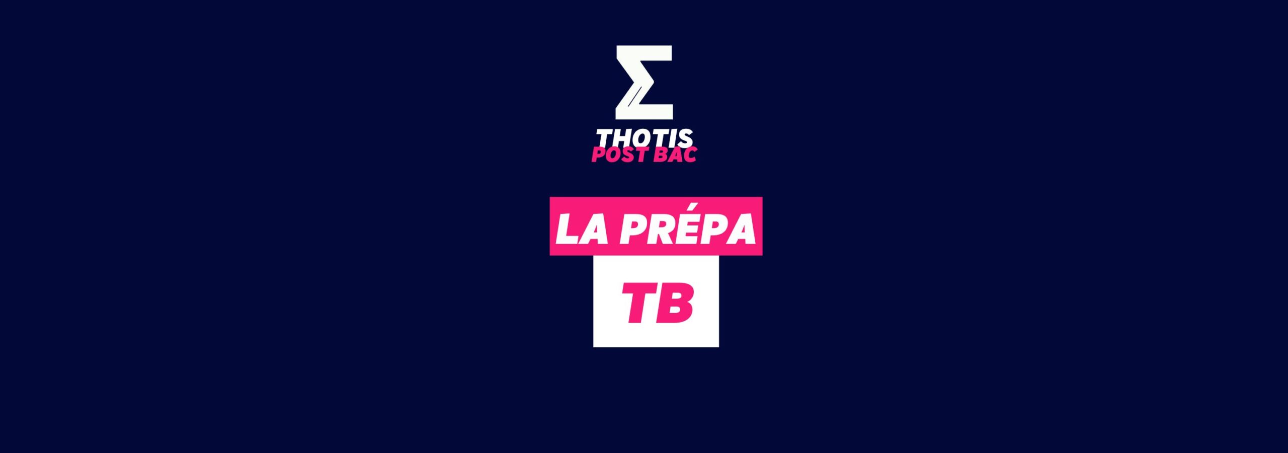 La Prépa TB (Technologie et Biologie) - Thotis