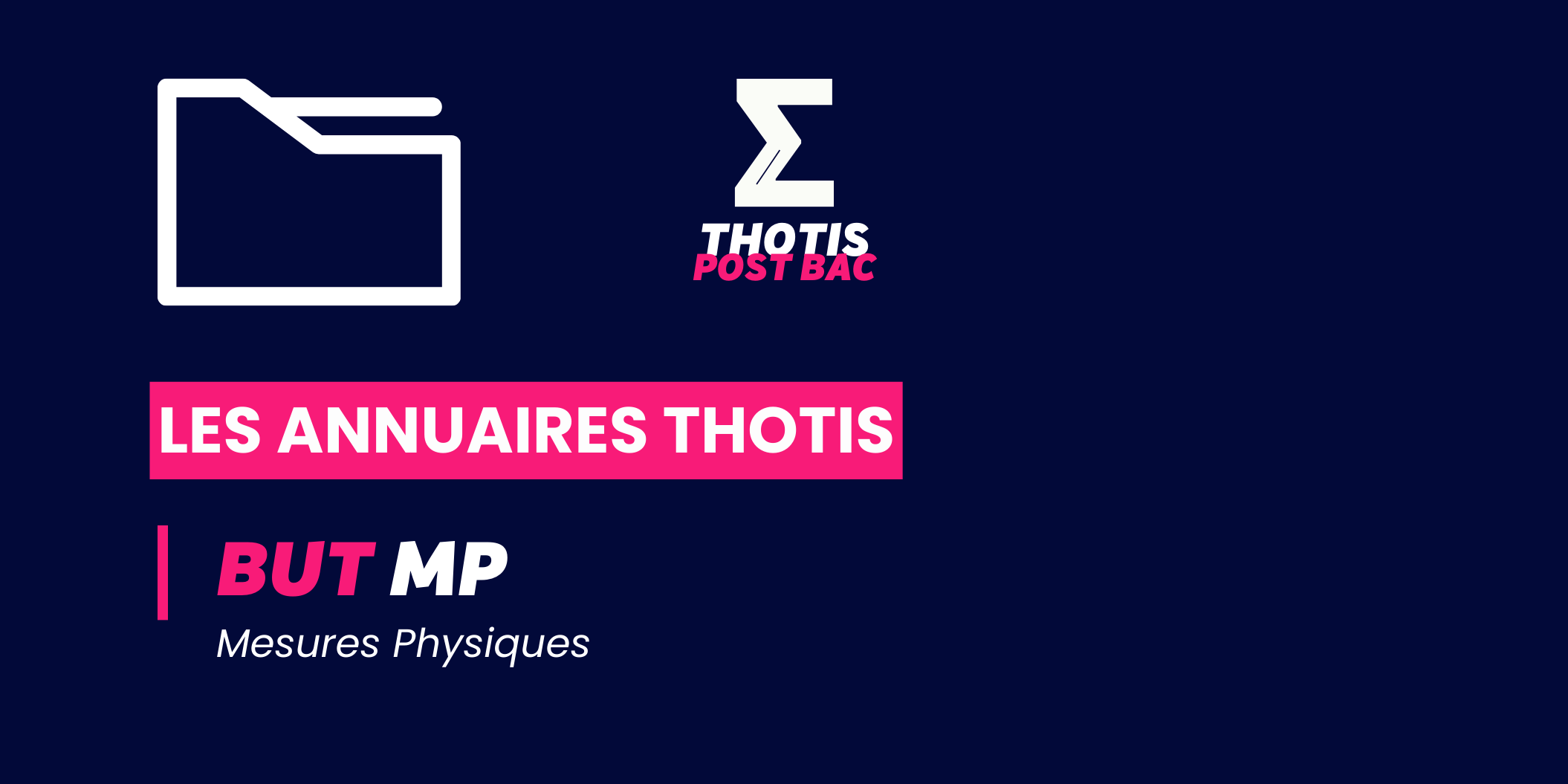 Liste des BUT Mesures Physiques – Annuaire Parcoursup 2024 - Thotis