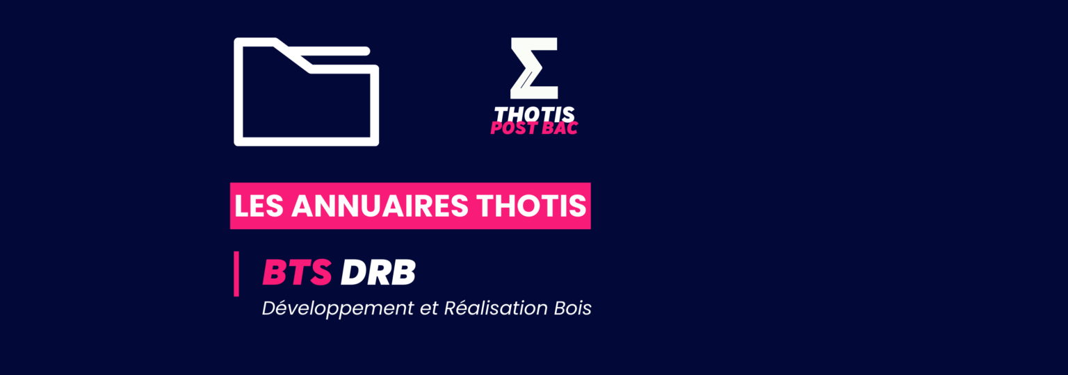 Liste des BTS DRB – Annuaire Parcoursup 2026 - Thotis