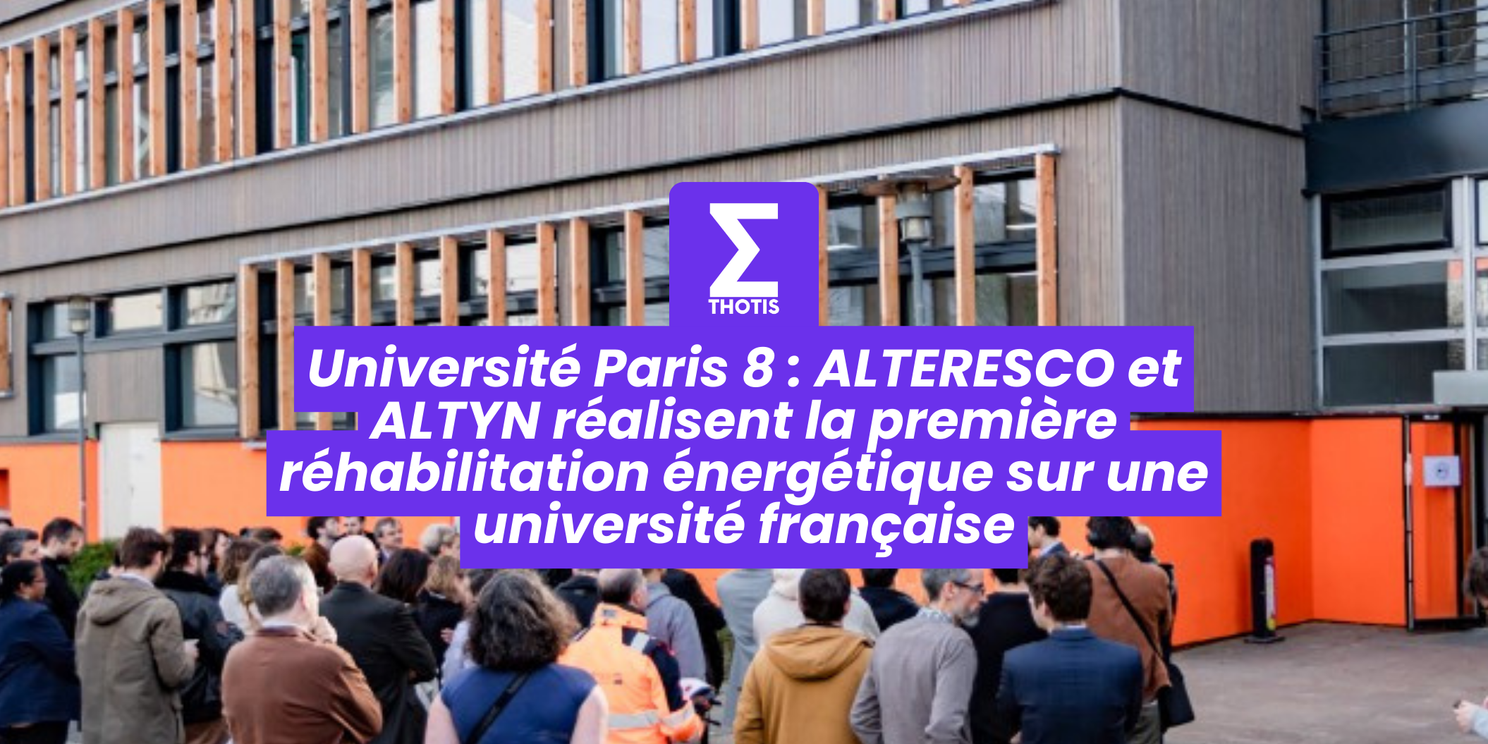 Université Paris 8 : ALTERESCO et ALTYN réalisent la première ...