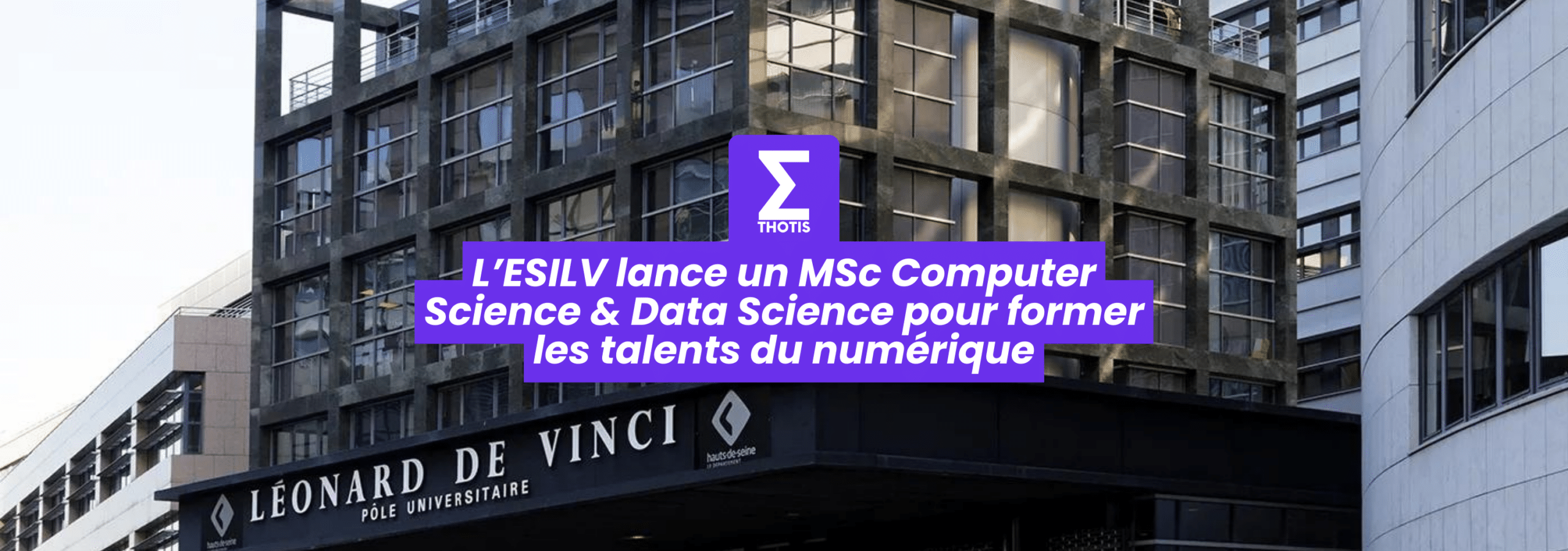 L’ESILV lance un MSc Computer Science & Data Science pour former les ...