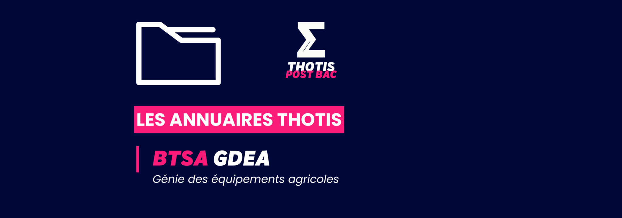 Liste des BTSA GDEA – Annuaire Parcoursup 2026 - Thotis