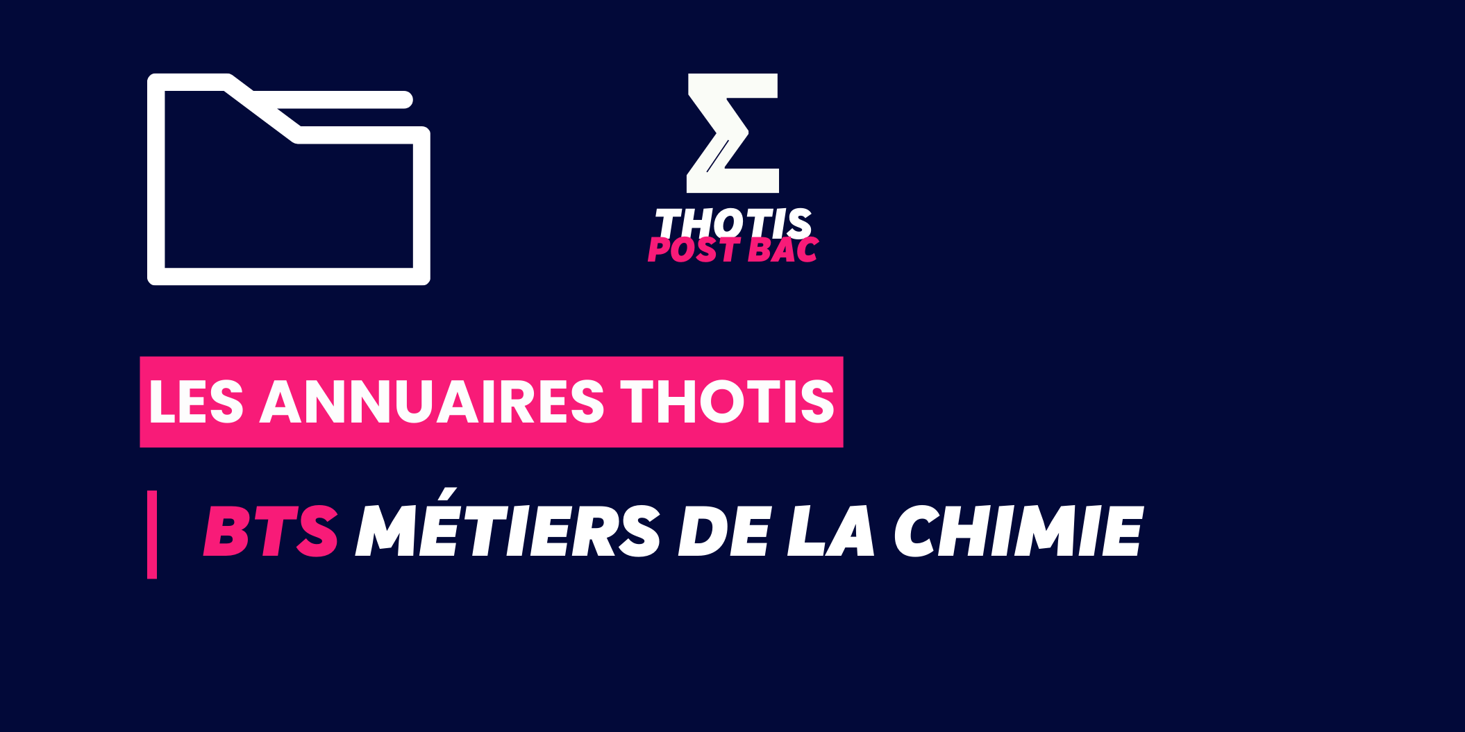 Liste des BTS Métiers de la chimie – Annuaire Parcoursup 2024 - Thotis