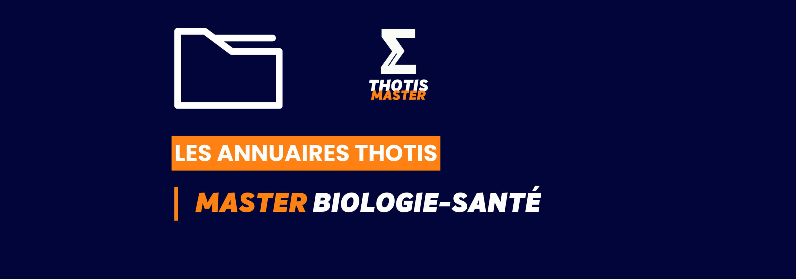 Liste des masters Biologie-santé – Annuaire Mon Master 2024 - Thotis