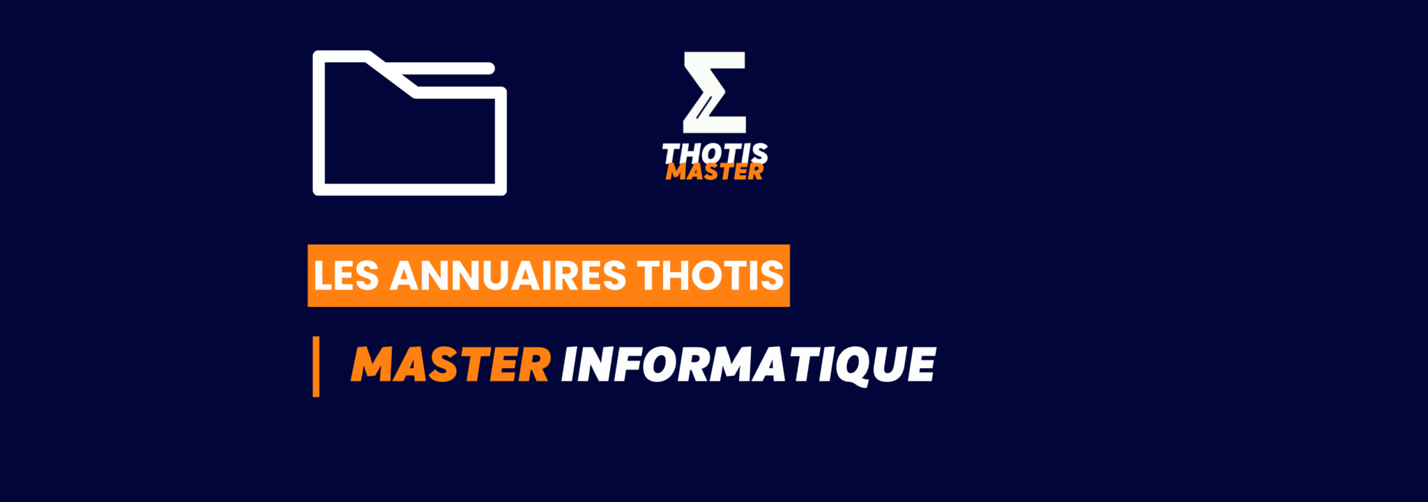 Liste des masters Informatique – Annuaire Mon Master - Thotis