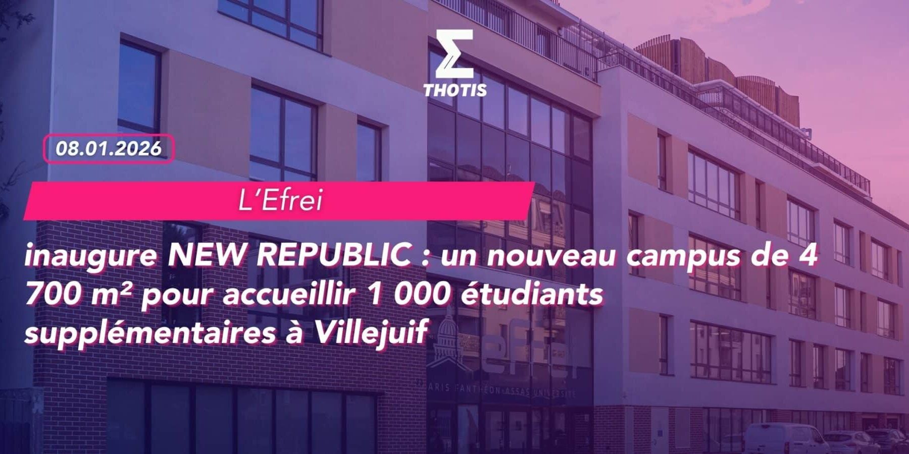 L’Efrei inaugure NEW REPUBLIC : un nouveau campus de 4 700 m² capable d ...